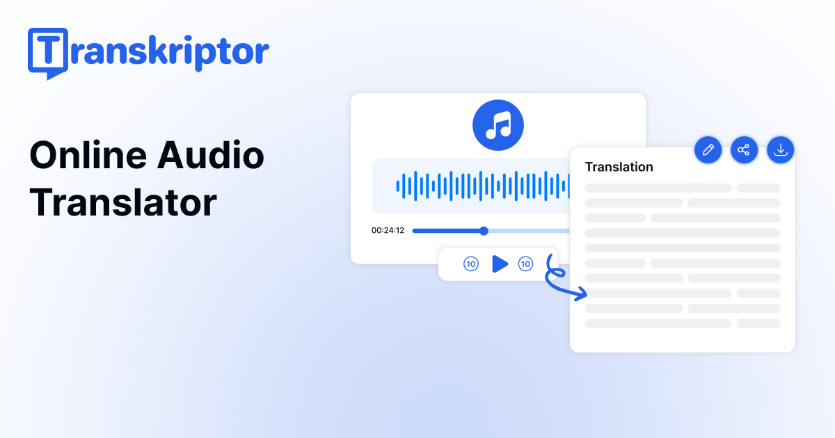 Online Audio Translator