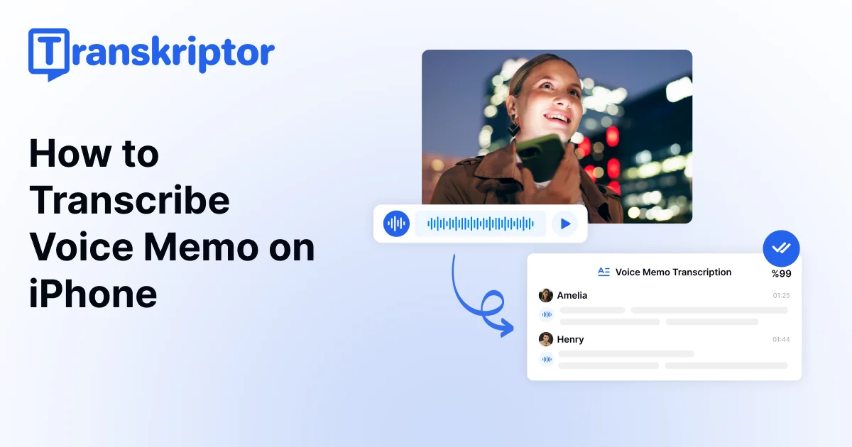 Transcribe Voice Memos on iPhone
