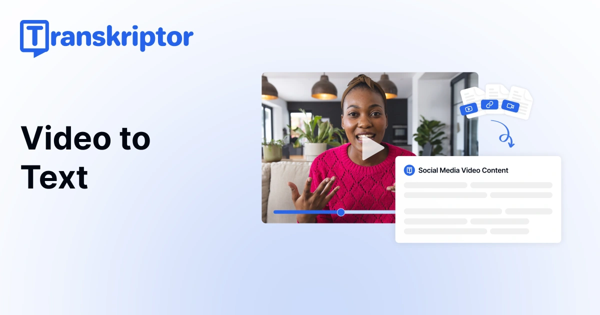 Transcribe Video to Text